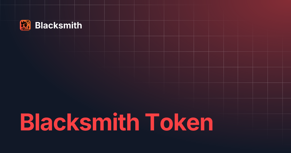 Blacksmith Token | Blacksmith